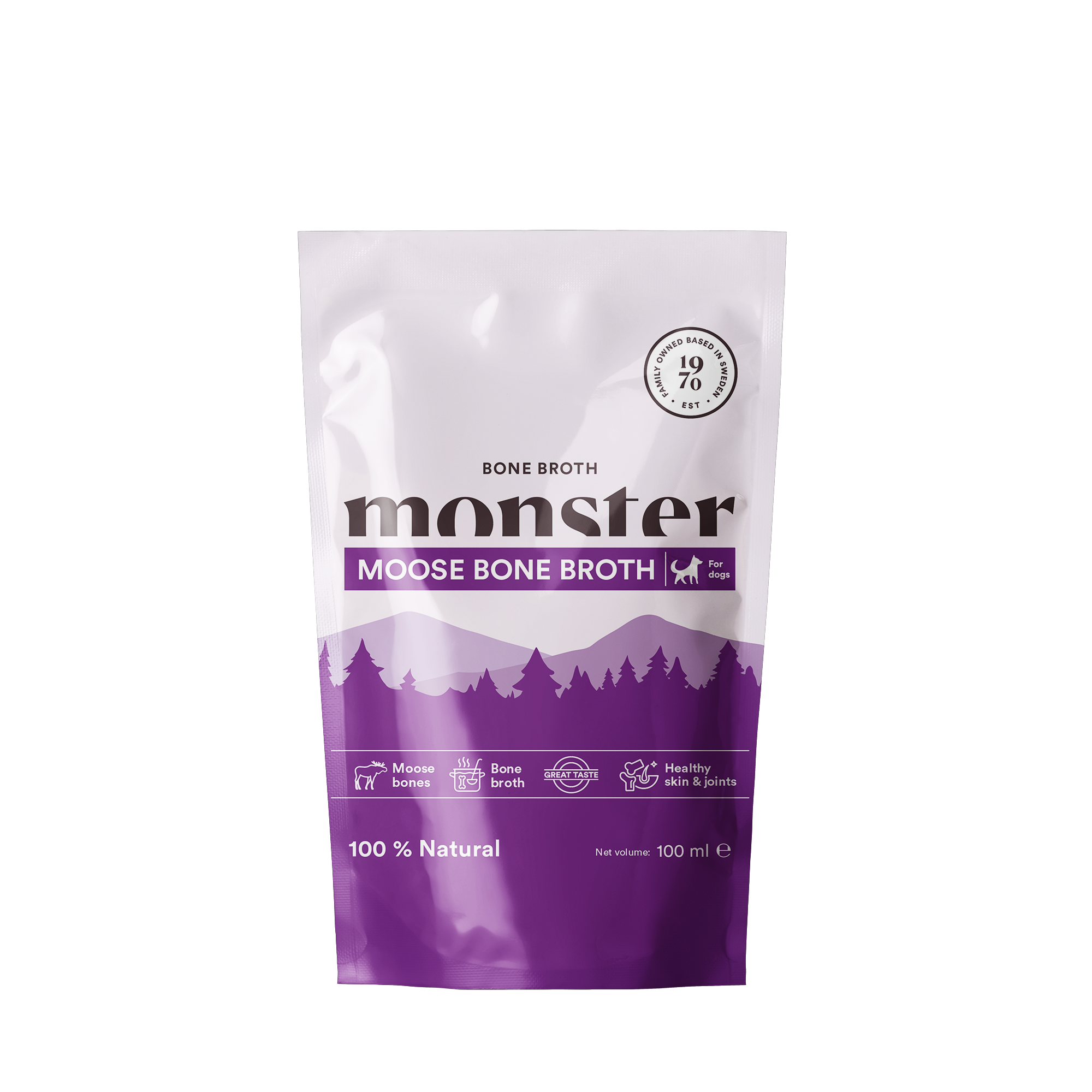 Monster Dog Bone Broth Moose 100 ml (20 pack)