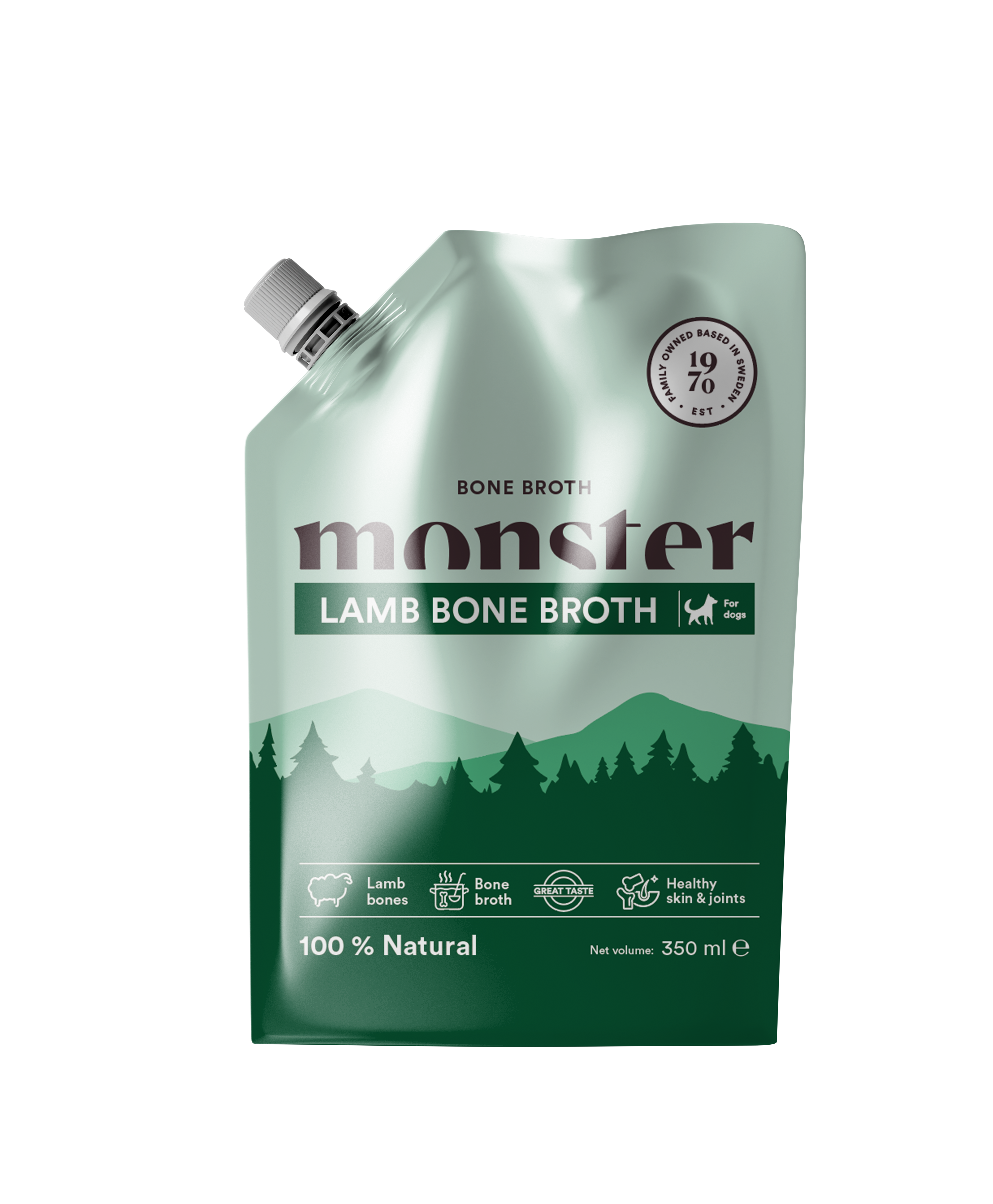 Monster Dog Bone Broth Lamb 350 ml (10 pack)